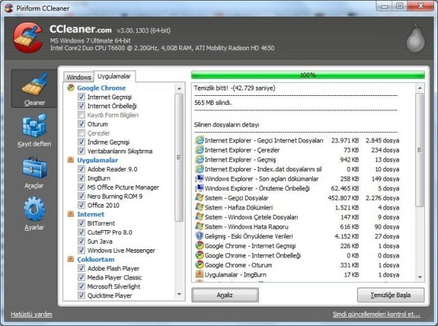 CCleaner 64 Bit Güncellendi - Technopat