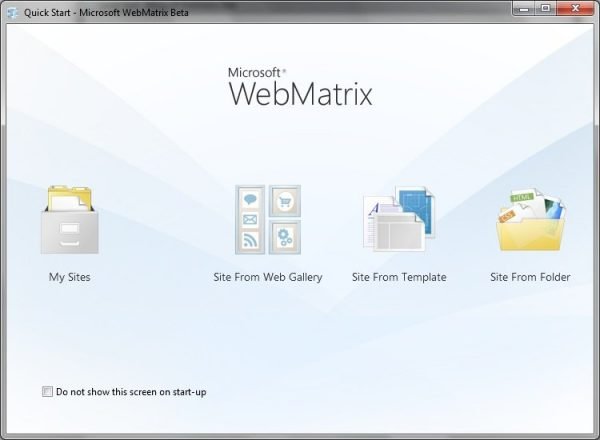 Microsoft WebMatrix - Technopat