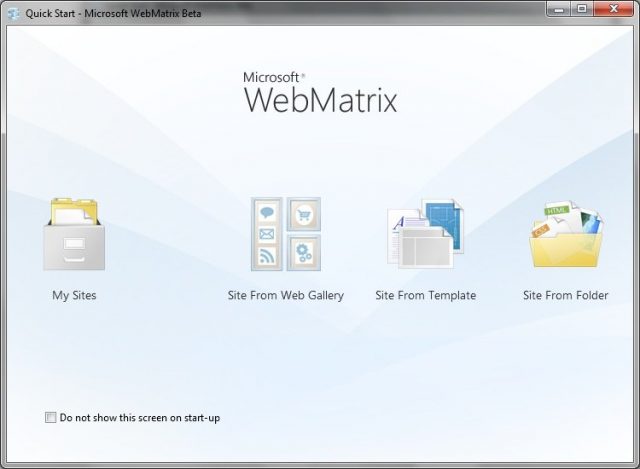 Microsoft WebMatrix - Technopat