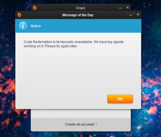 Origin Key Redemption Alanı Çöktü! - Technopat