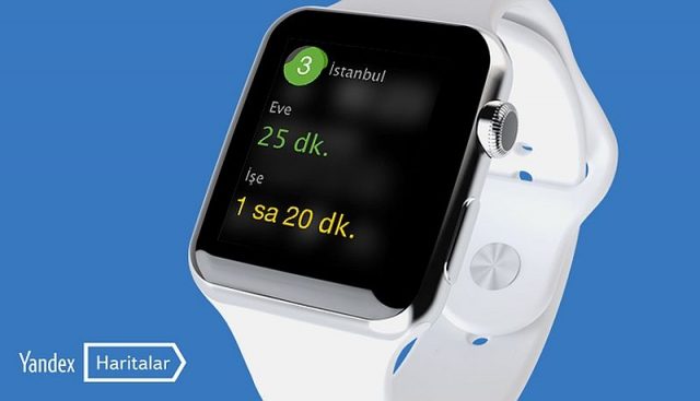 Yandex.Haritalar, Apple Watch ile Artık Kolunuzda - Technopat