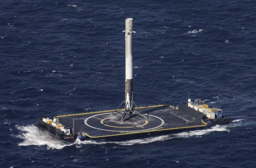 Falcon 9 İnişinin Yeni Fotoğrafları Yayınlandı - Technopat