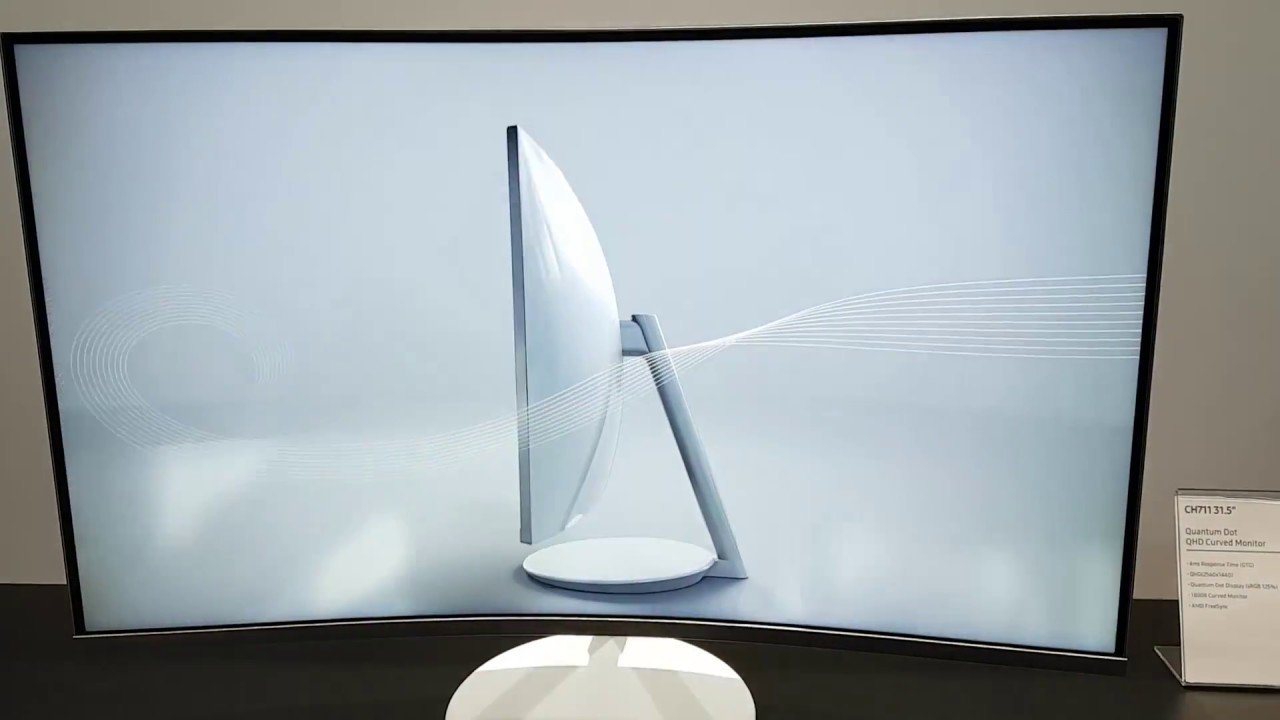 Samsung CH711 Quantum Dot Monitör - CES 2017 - Technopat