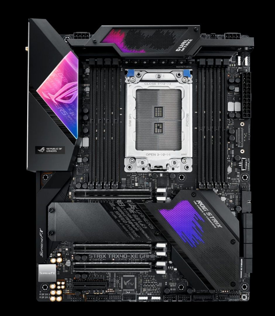 ASUS, AMD Ryzen Threadripper 3990X İçin TRX40 Anakart Serisini Duyurdu ...