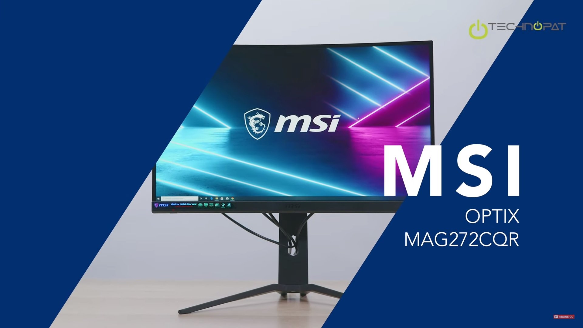 MSI Optix MAG272CQR Oyuncu Monitörü İncelemesi - Technopat