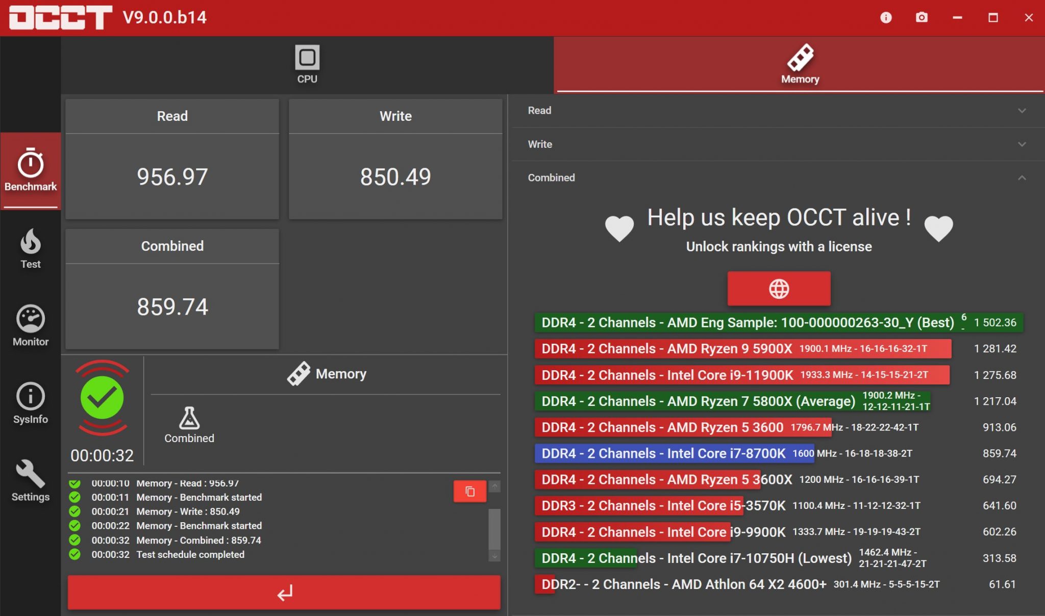 OCCT Stres Testi Yazılımı, Kıyaslama Aracıyla Güncellendi - Technopat