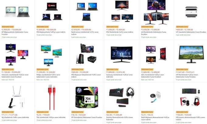 Amazon.com.tr'de Gülümseten Cuma Fırsatları Başladı - Technopat