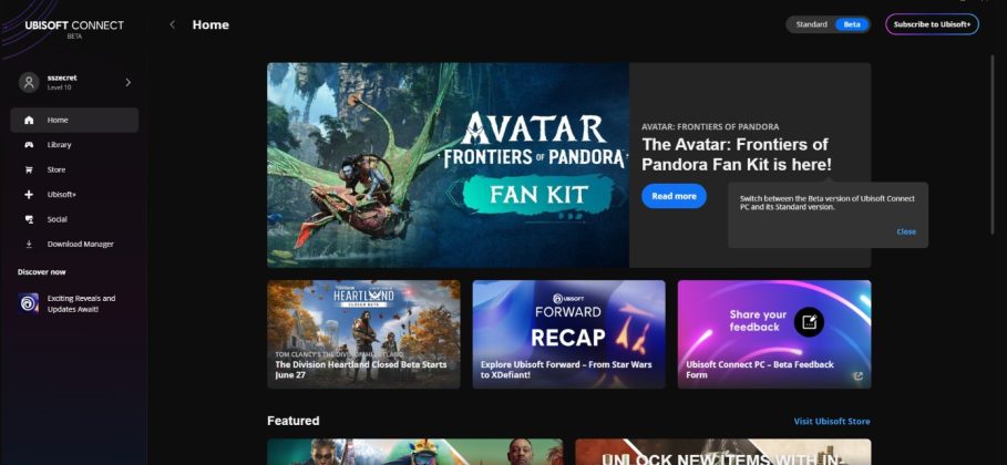 Ubisoft Connect Kullanıcı Arayüzü Yenilendi - Technopat