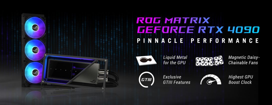 ASUS Republic of Gamers, ROG Matrix GeForce RTX 4090’ı Türkiye’de ...