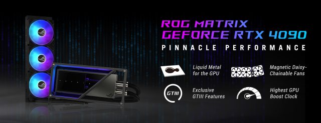 ASUS Republic of Gamers, ROG Matrix GeForce RTX 4090’ı Türkiye’de ...
